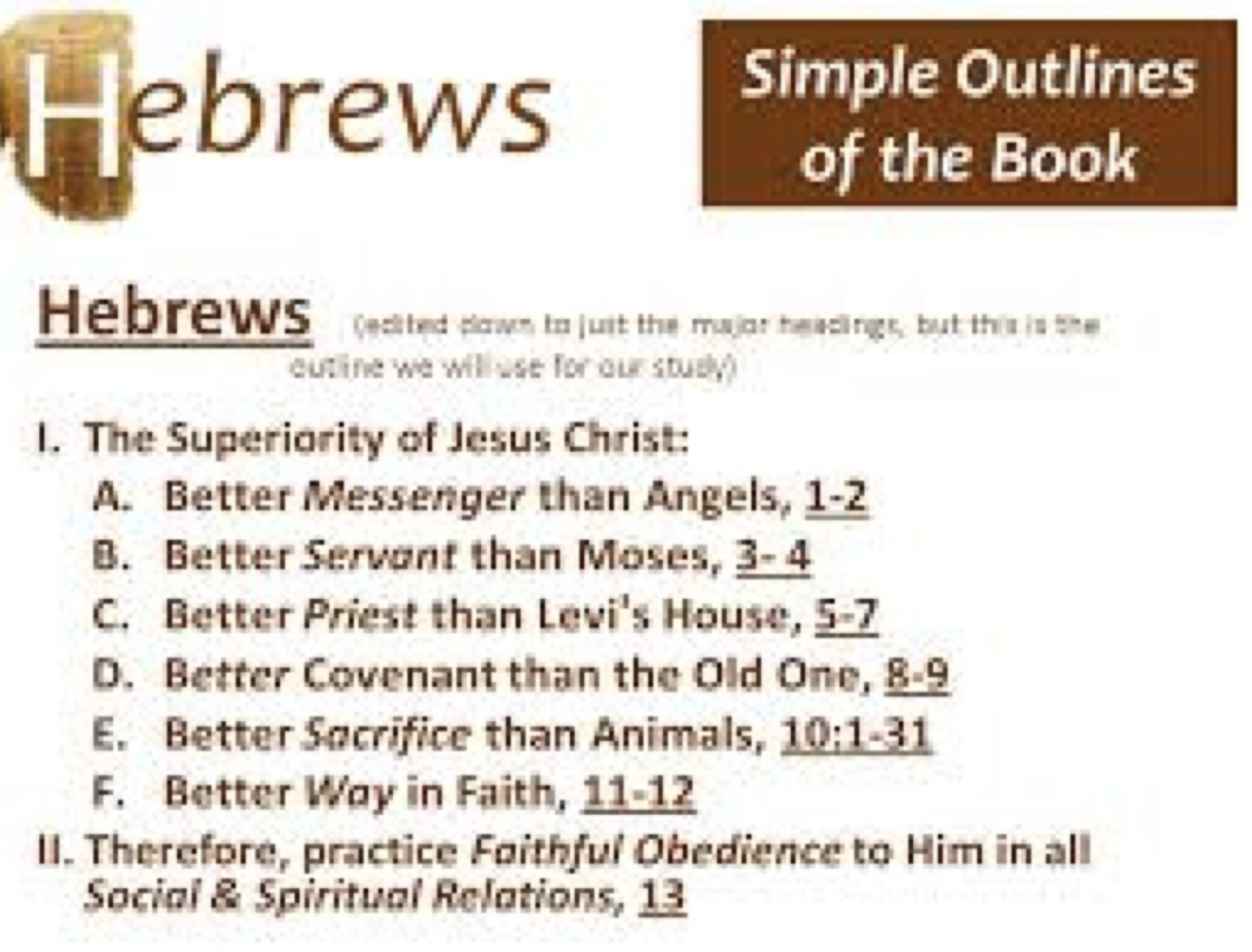 JESUS IS BETTER THAN THE ANGELS – Nicky's Notes